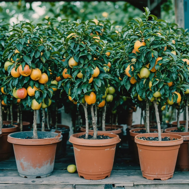 Plant uw fruitboom in een pot en geniet direct van uw eigen oogst ...